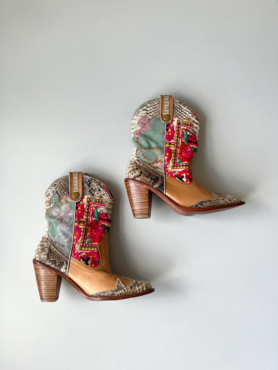 Patchwork Cowboy Boots | ani vintage – Ani Vintage